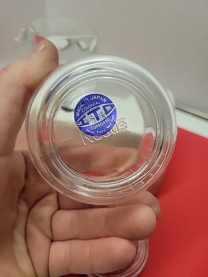 VINTAGE NESTLE NESCAFE WORLD GLOBE GLASS SUGAR BOWL & CREAMER No Spoon ...