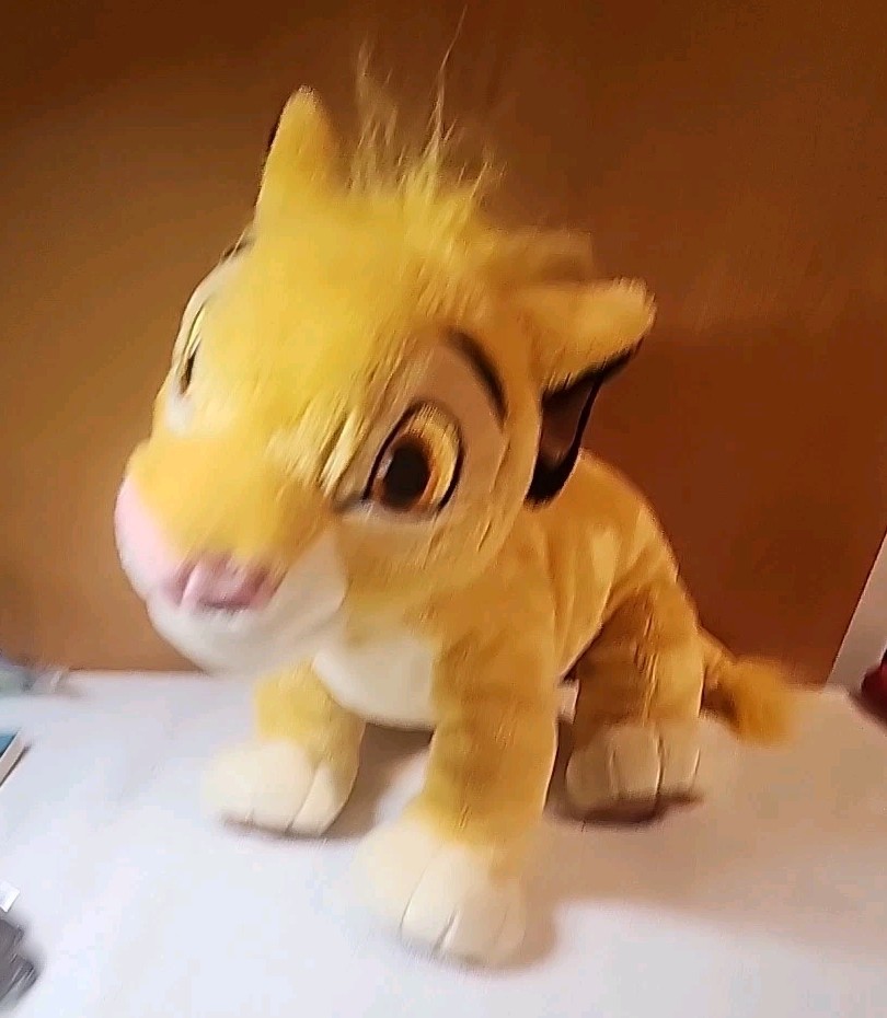Disney Store The Lion King Simba Young Cub Plush Stuffed Animal 21 ...