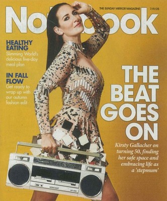 UK Sunday Mirror Notebook Magazine Kirsty Gallacher, Brian Conley ...