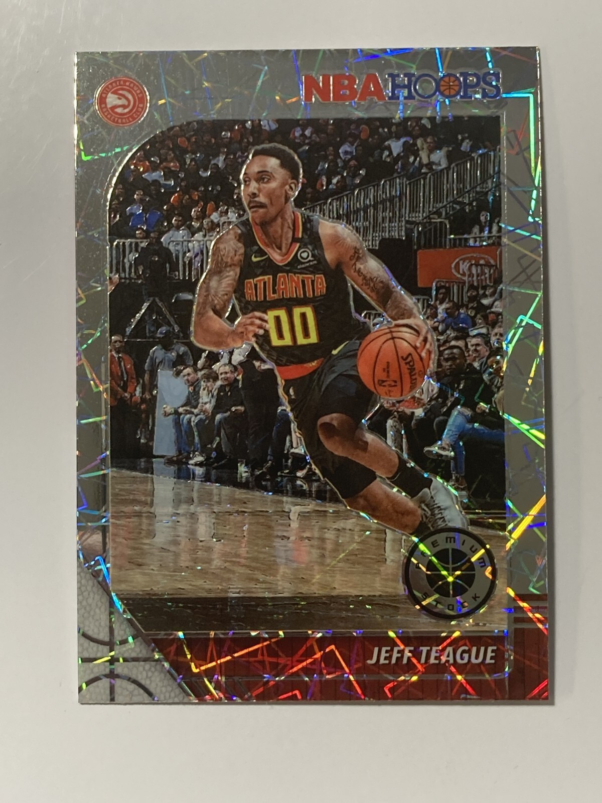 Jeff Teague Silver Lazer Prizm #115 NM 2019-20 Panini NBA Hoops Premium ...