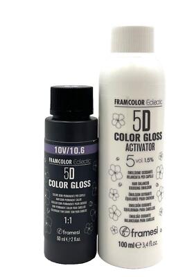 Framesi FramColor Eclectic 5D Color Gloss 2 oz or Activator – Choose ...
