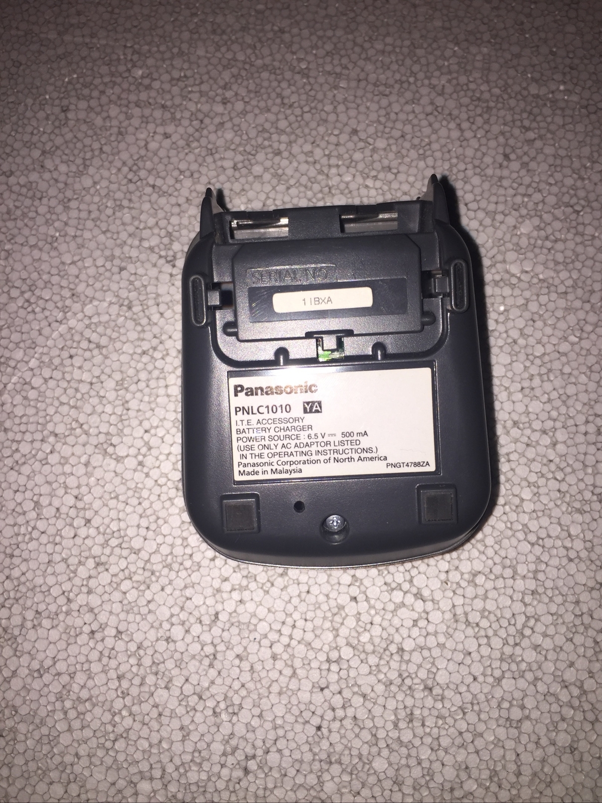 Panasonic DECT 6.0 Cordless Phone PNLC1010 YA Silver Charge Cradle/Dock ...