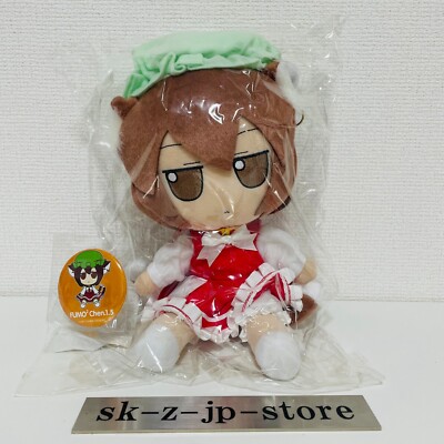 TOUHOU PROJECT Fumo Fumo 39 Chen Ver.1.5 Plush Doll Gift Badge Set ...