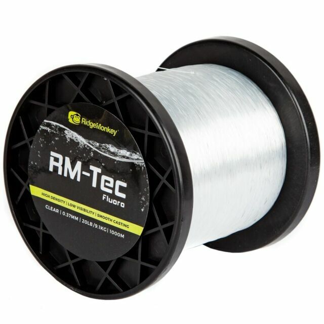 RidgeMonkey RM-Tec Fluoro Carp Fishing Line 1000m 15lb - Clear for sale ...