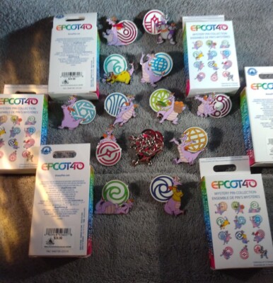 2022 Disney EPCOT 40th Anniversary Figment Symbols Mystery Play Pin ...