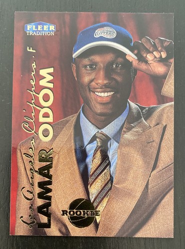 1999-00 Fleer Los Angeles Clippers Basketball Card #219 Lamar Odom ...