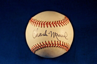 Cleveland Indians Manager Charlie Manuel autographed baseball | eBay