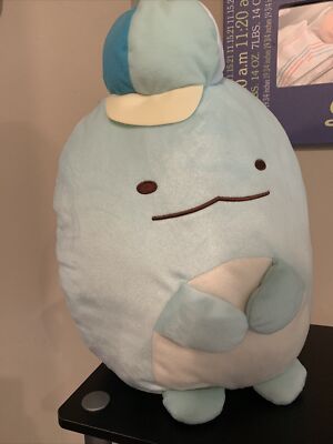 Big 14” Tokage Dinosaur plush Sumikko Gurashi With Baseball Cap Hat | eBay
