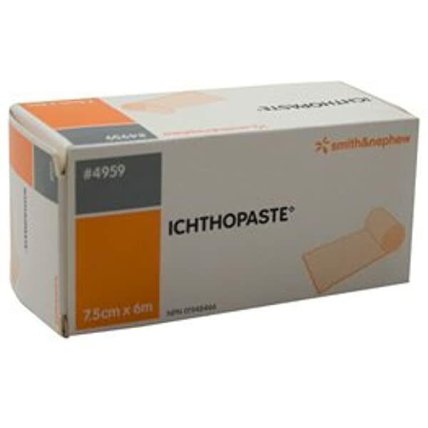 ICHTHOPASTE Zinc Paste and Ichthammol Bandage 7.5cm X 6m 4959 for sale ...
