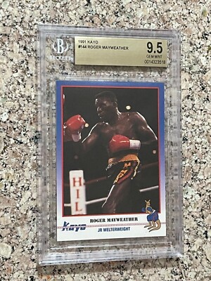 1991 Kayo Boxing - ROGER MAYWEATHER #144 - Floyd Trainer - BGS 9.5 ...