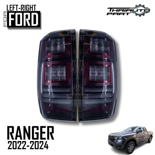For Ford Ranger P703 NEXT GEN 2022-2024 Tail Light Rear Lamp Smoke LED ...