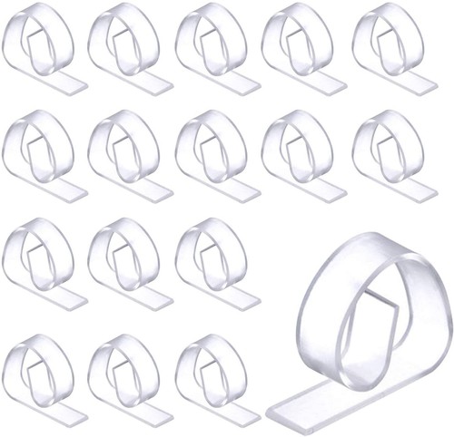 Clear Plastic Tablecloth Clips - Picnic Table Clips, 24 Pack Table ...
