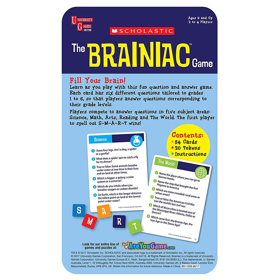 Scholastic The Brainiac Game NEW IN STOCK | eBay