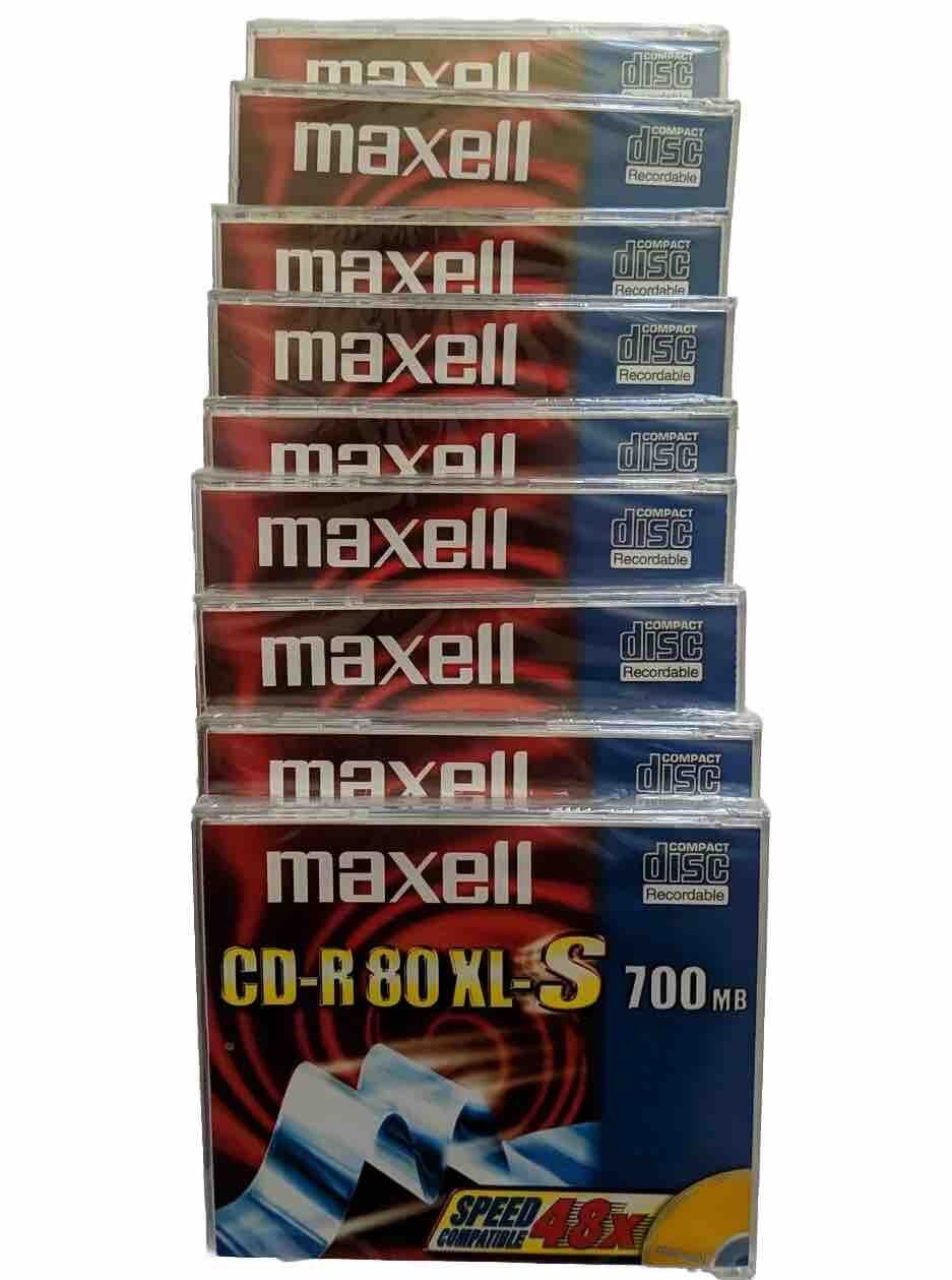 Lot Of 9 Maxell CD-R 80 XL-S RECORDABLE CD CD-R 700MB | eBay