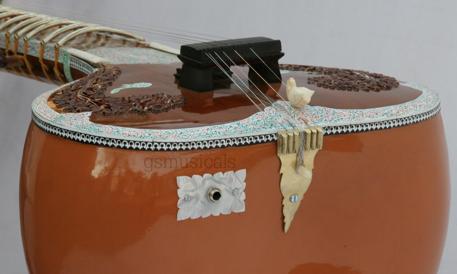 SITAR NECKLACE DESIGNE WITH GIG BAG SITAR GSM010G | eBay