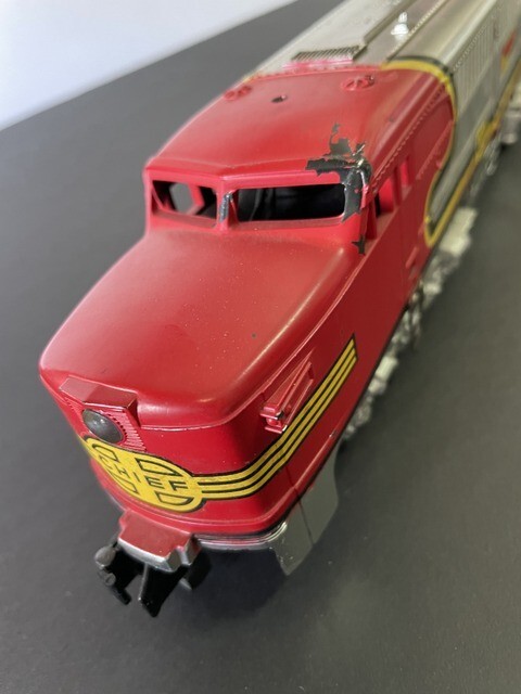 American Flyer Santa Fe CHROME 470, 471, 473 ABA+ Satin 960, 961, 962 ...