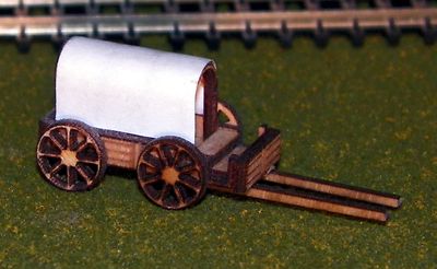 N Scale Old West Covered Wagons Kit | eBay