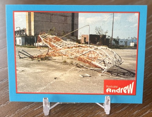 1992 Hurricane Andrew Downed Towers Destroyed Communications Card No ...