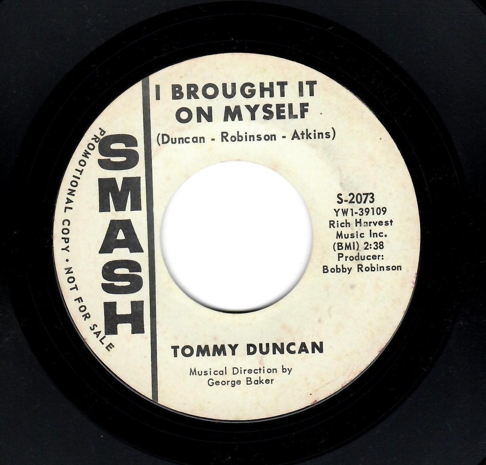 NORTHERN SOUL-TOMMY DUNCAN-LET ME TAKE YOU OUT/I BROUGHT IT ON MYSELF ...