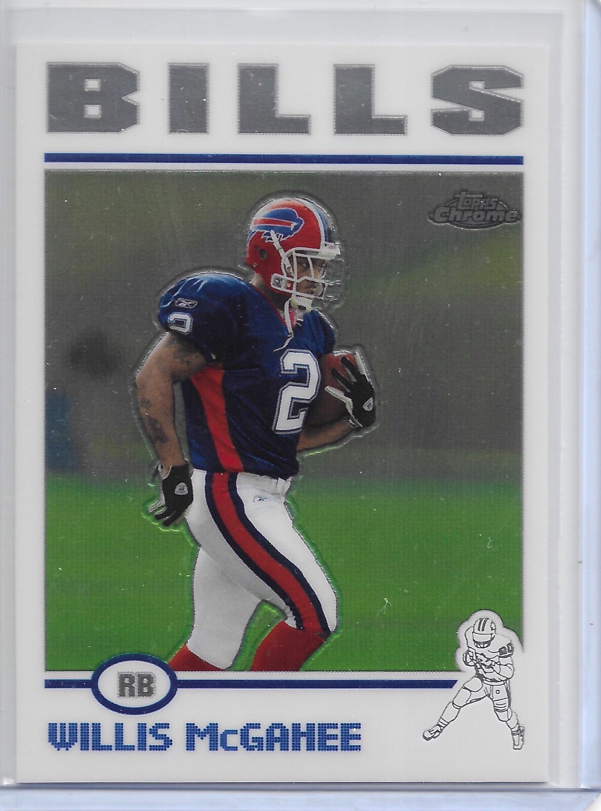 2004 Topps Chrome Football Willis McGahee Card # 21 Buffalo Bills | eBay