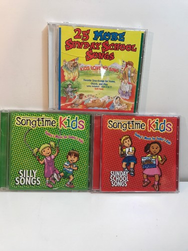 Kids music CD Lot, songtime Kids Silly songs, 25 more Sunday school ...