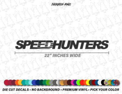 SPEEDHUNTERS - 22 inch - JDM Enthusiast Windshield Decal Sticker Banner ...