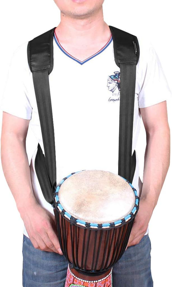 Adjustable African Djembe Drum Strap Double Shoulder Harness Padded ...