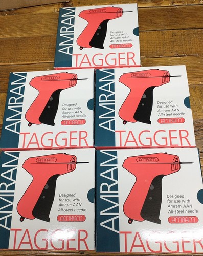Lot of 5 AMRAM Tagger Tagging Guns For Clothing Retail Price Tag. NEW ...