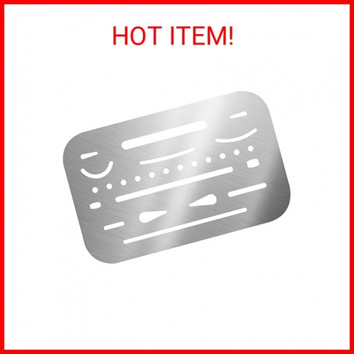 Alvin, 3298, Stainless Steel Erasing Shield, .005" Flexible Stainless ...