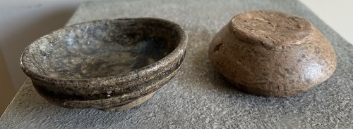 Chinese Antique Rare Proto -Porcelain Celadon 2 Pieces Zhou Dynasty ...