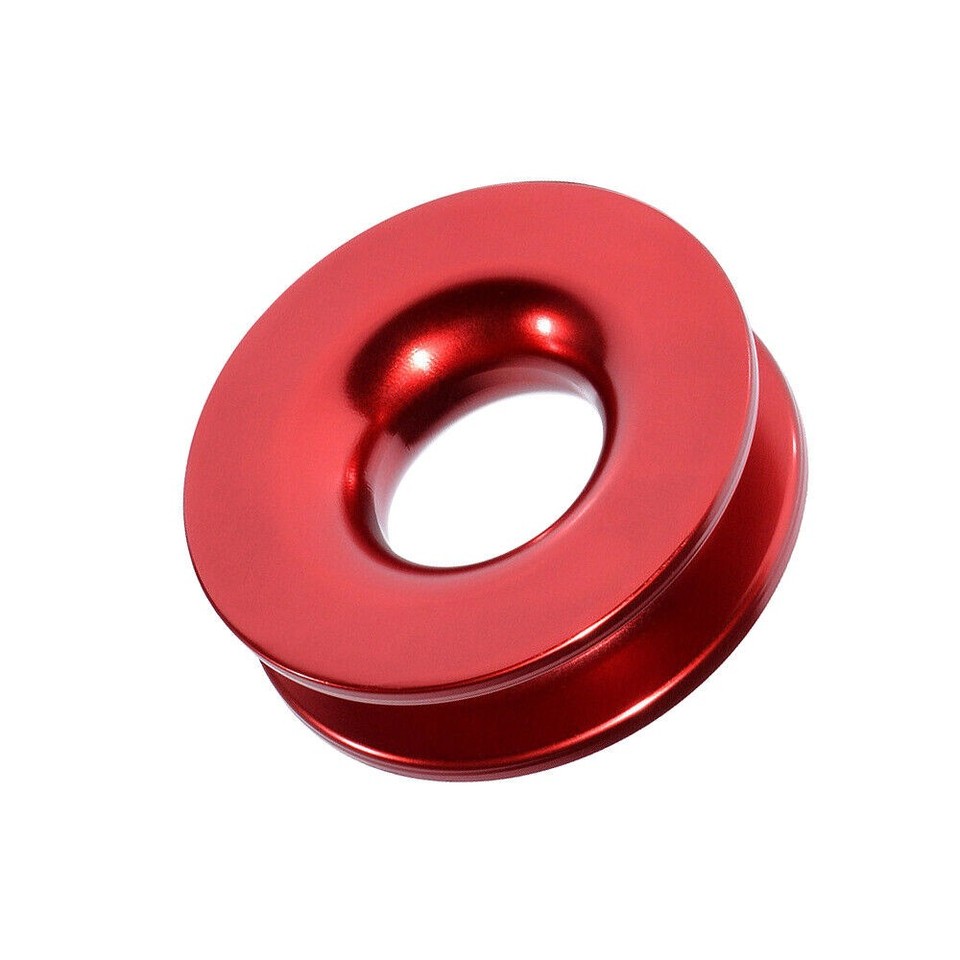 1pc Recovery Ring Snatch Block Pulley Heavy Duty fit Soft Shackle Tow ...