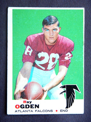 Ray Ogden #206 Topps 1969 Football Card (Atlanta Falcons) | eBay