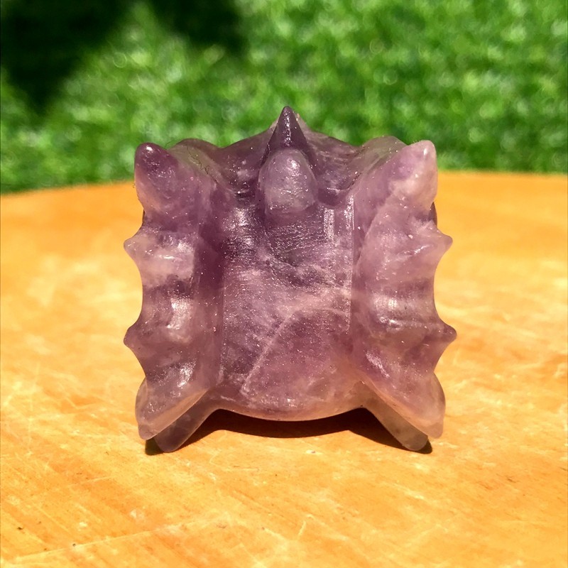 80G Rare Fluorite Crystal Hand Carved dragon head Freeform Energy ...
