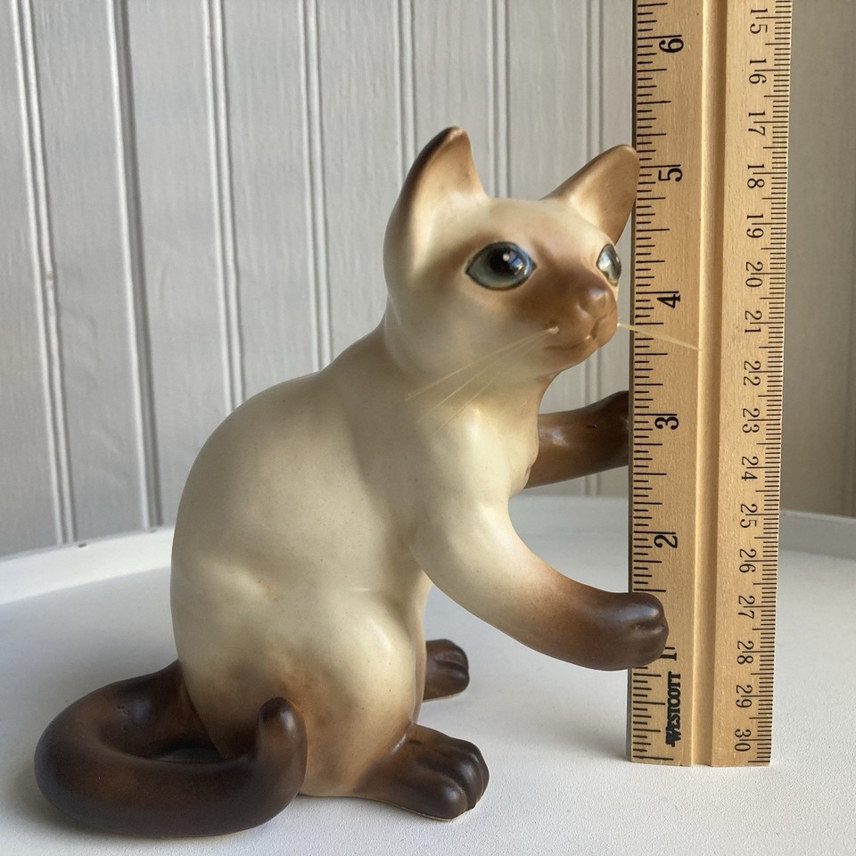 Vintage MCM Lipper and Mann Siamese MCM Cat Porcelain Creations Japan ...
