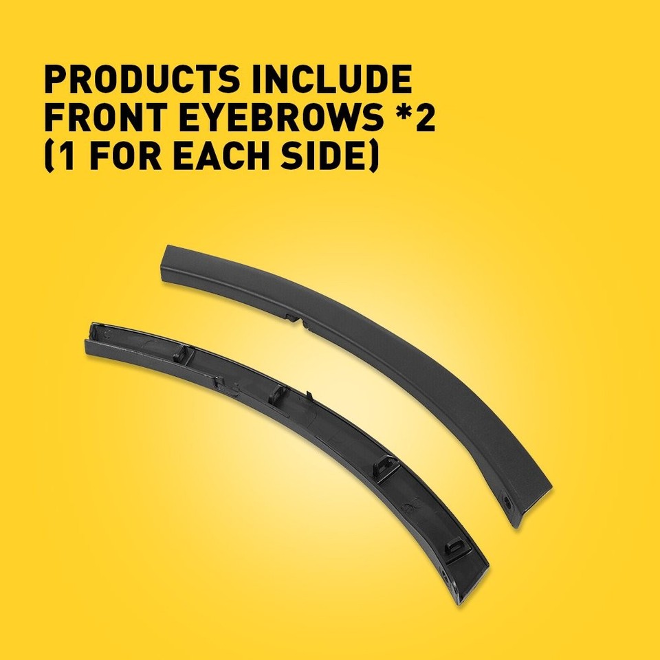 Front 2pcs Bumper End Caps For Toyota RAV4 2016 2017 2018 Textured ...