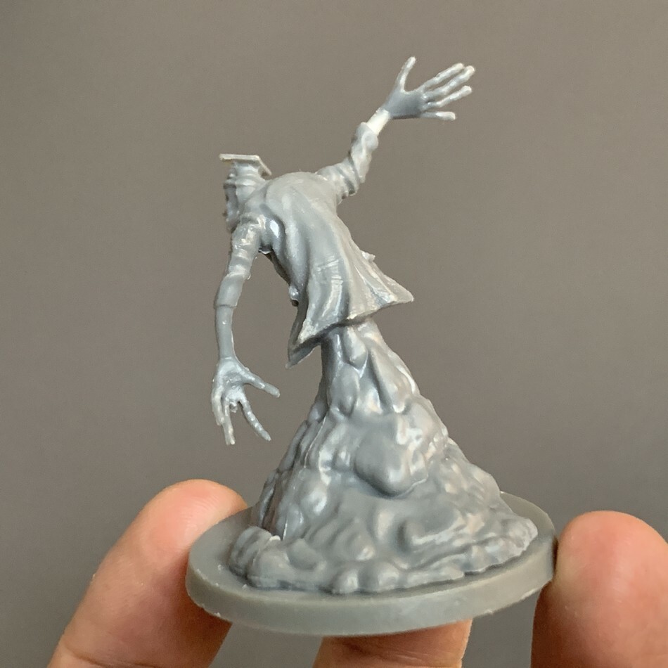 2'' Undead Scholar Ghost Bloodborne Board Game Miniatures Unpainted ...