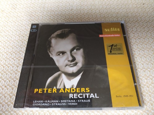 Peter Anders : Recital - Lehar, Kalman, Smetana, Strauss - 2CD Audite ...