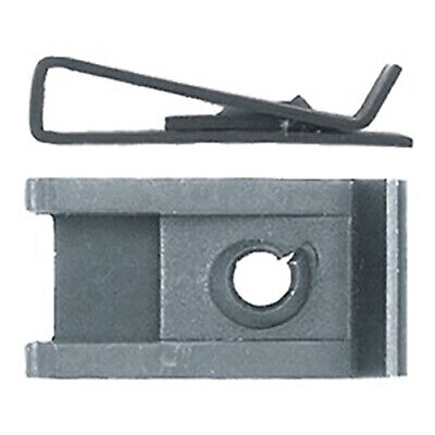 Black Short Speed "U" Nuts - #8 Screw .125"-.250 Panel 3/8" Hole Edge ...