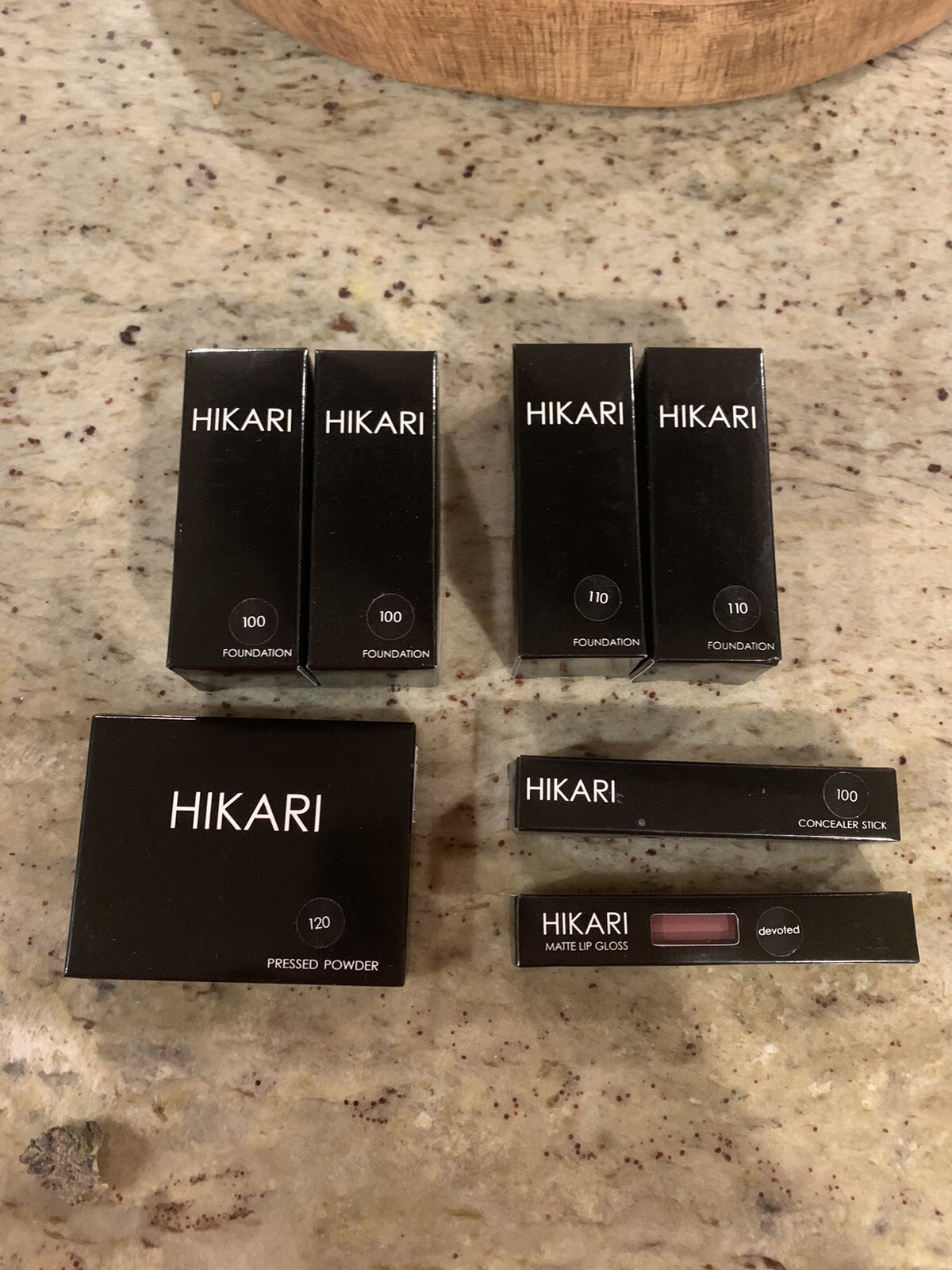 Hikari cosmetics lot powder concealer foundation & lip gloss | eBay