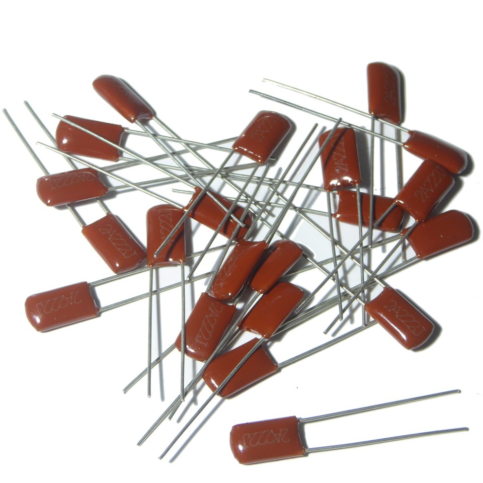 Electric Guitar Tone Bleed Capacitor 0.0022uF-2.2nF -2A222J pack of 2 ...