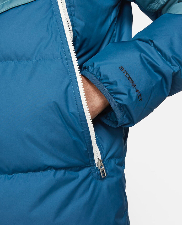 $200 Nike Sportswear Storm-Fit Windrunner Hooded Jacket Rift Blue XL ...