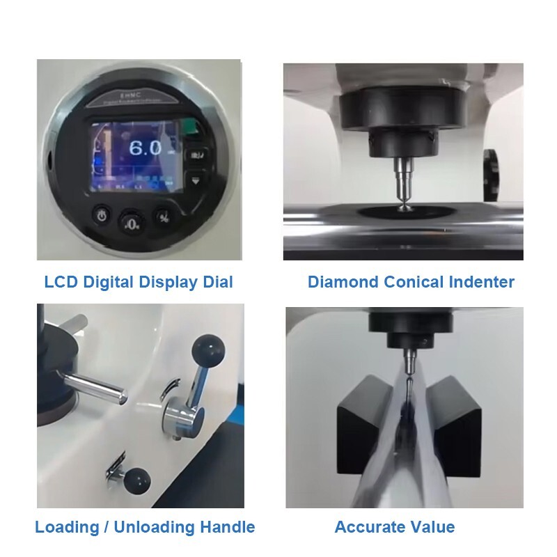 HR-150S Manual Digital Rockwell Hardness Tester Metal Hardness Gauge ...
