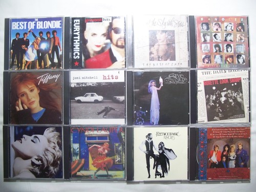 12 FEMALE VOCALS WOMAN SINGERS GIRL BANDS DIFFERENT GREATEST HITS MUSIC ...