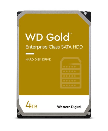 WD Gold 4TB Hard Drive 7200 RPM Class SATA 6 Gb/s 128MB Cache 3.5 ...