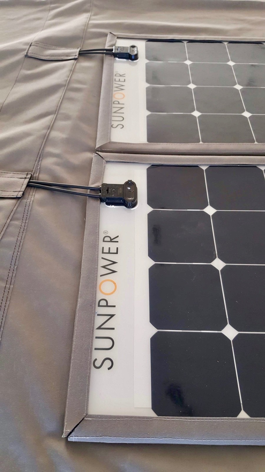 SunPower® 50 Watt Flexible Solar Panel. High Efficiency for Marine, RV ...
