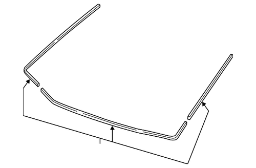 Genuine Acura 2013-2020 Acura - Rubber B Front Windshield Dam 73126-SYY ...