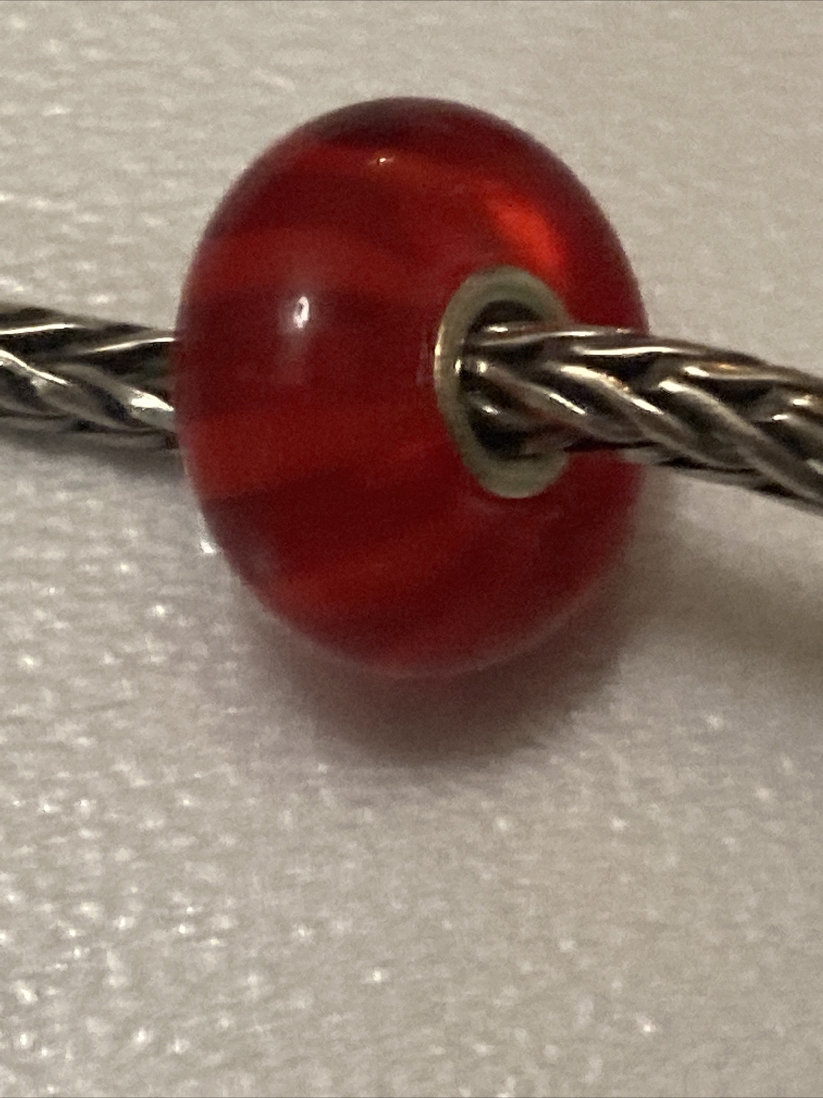 Trollbeads Red Stripe 61363 Charm | eBay