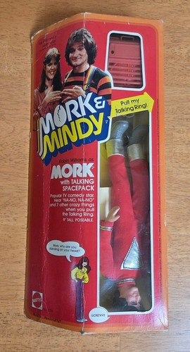 Mork & Mindy Talking Doll Action Figure Pull String Space Pack 1979 ...