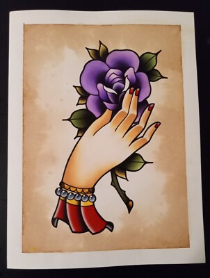 Traditional Hand Tattoo Flash