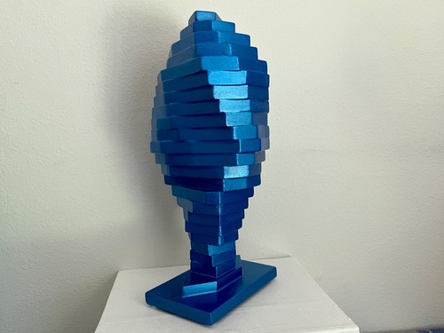 One Abstract Sculpture Constructivism Cubism Modern Art Influenced OOAK ...